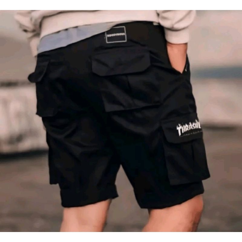 Jual Celana cargo pendek pria kasual size 27-36 rip termurah shorts | Shopee Indonesia