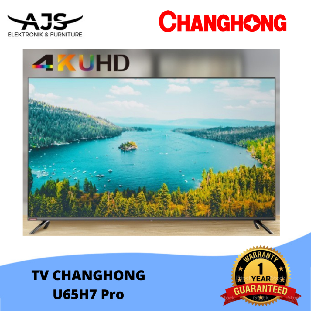 Jual TV Changhong 65 Inch ANDROID TV 4K UHD HDR 10+ TV ( U65H7 PRO ...