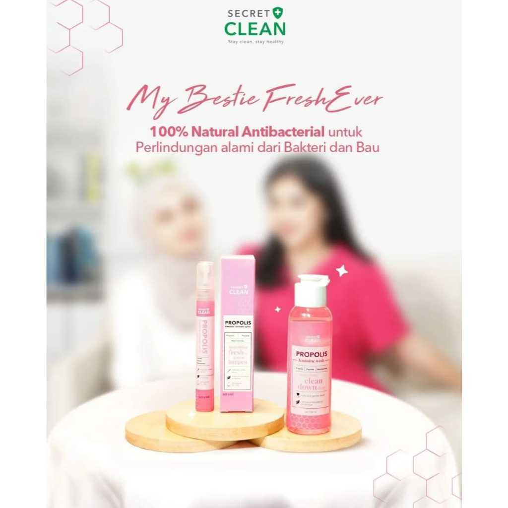 Jual Secret Clean Propolis Feminine Intimate Spray 8 Ml |Paket Propolis ...
