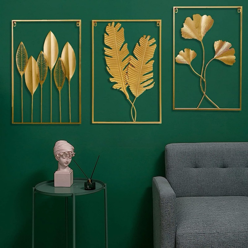Jual Hiasan Dinding Wall Decor 40*60cm hiasan dinding bunga daun dan ...