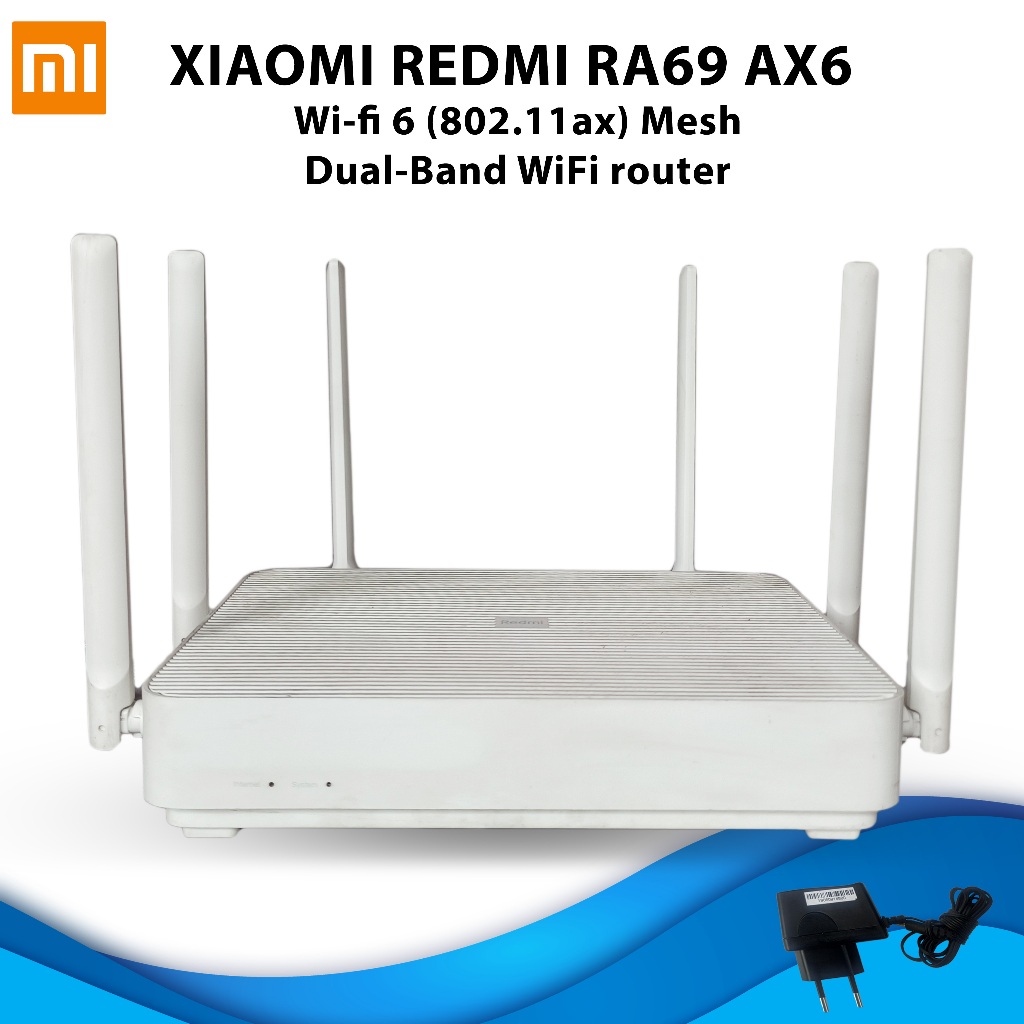 Jual Router Gaming AX6 WiFi 6 Mesh 802.11ax Gigabit Dual-Band Wireless ...