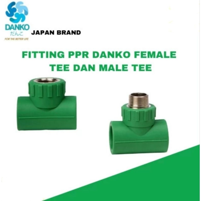 Jual Fitting Pipa PPR Tee Male Male Female/Tee Drat Luar Dalam 1/2-1 ...