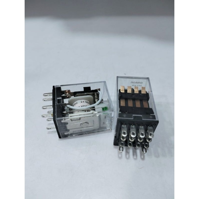 Jual relay Omron my4n 24vdc 14kaki / relay 24vdc 14pin /original omron | Shopee Indonesia