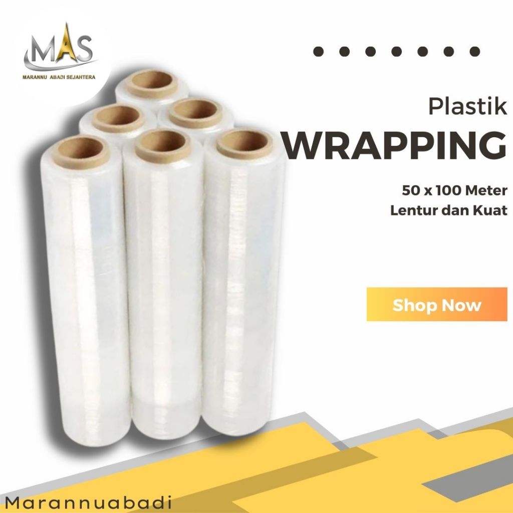 Jual PLASTIK WRAPPING BARANG SERBAGUNA WRAPPING BENING | Shopee Indonesia