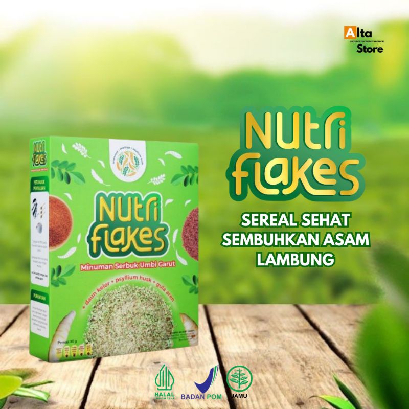 Jual Nutriflakes Sereal Umbi Garut 100% Original - Ampuh Atasi Maag, Asam Lambung, Gerd, dan ...
