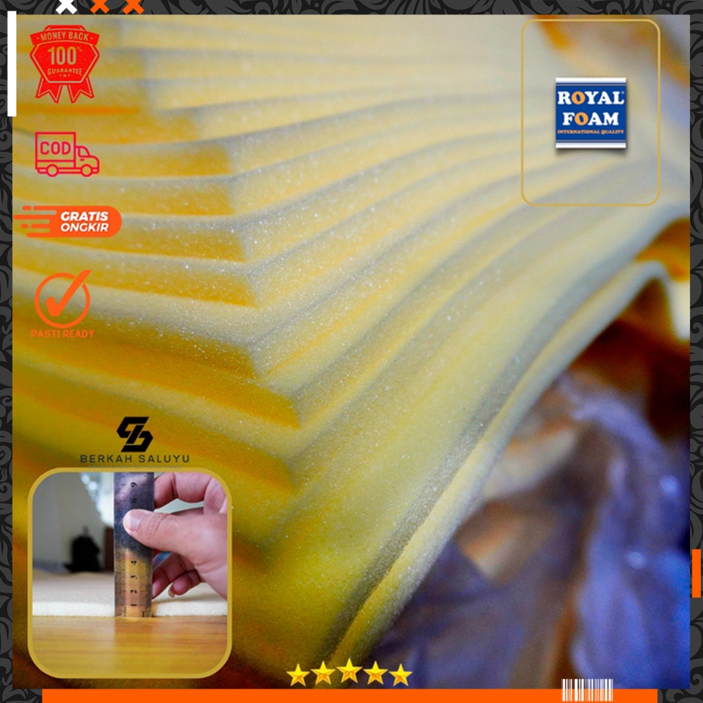 Jual Busa kuning Royal Foam empuk ukuran 150 cm x 100 cm x 1 CM ...