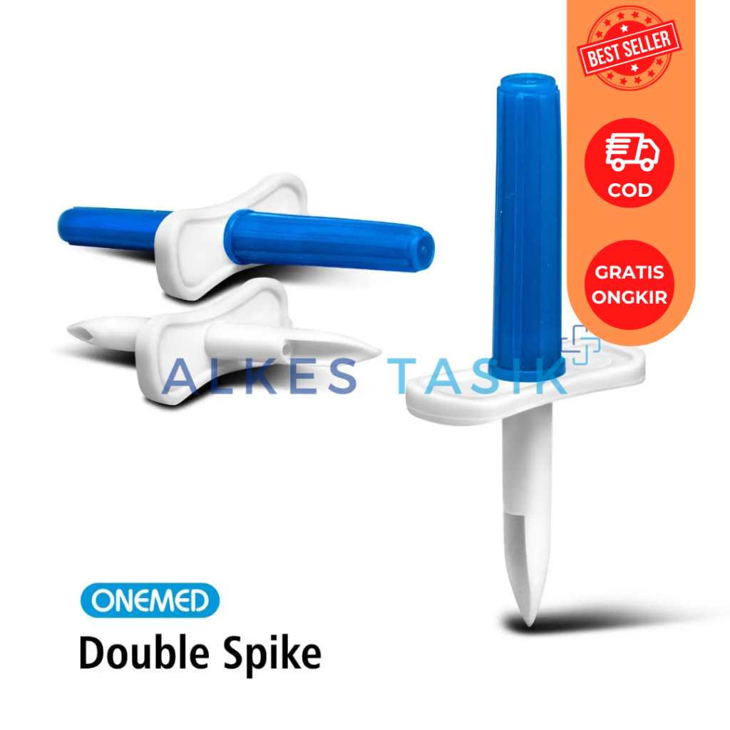 Jual Onemed Double Spike Infusion Alat Tusuk Cairan Infus | Shopee ...