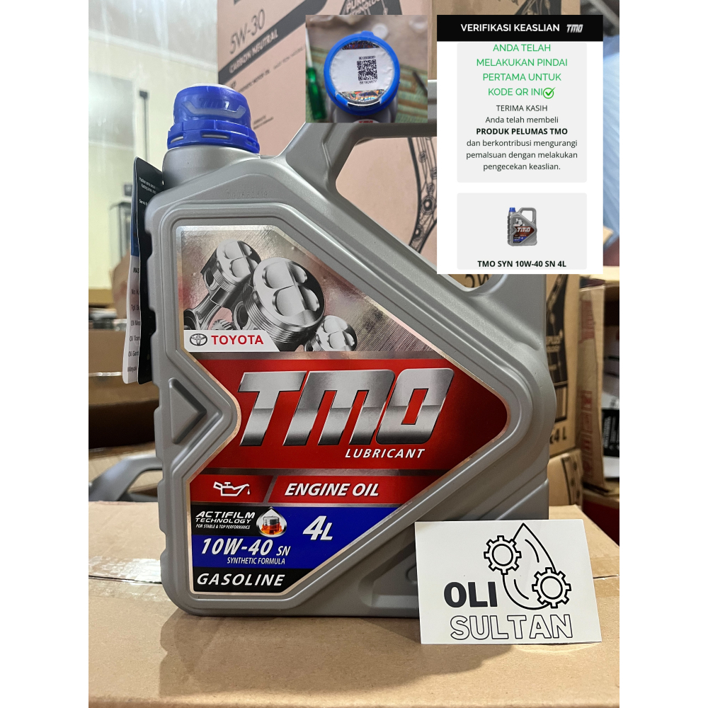 Jual TOYOTA TMO 10W-40 SN 4L BARCODE | ORIGINAL ENGINE OIL - OLI MOBIL | Shopee Indonesia
