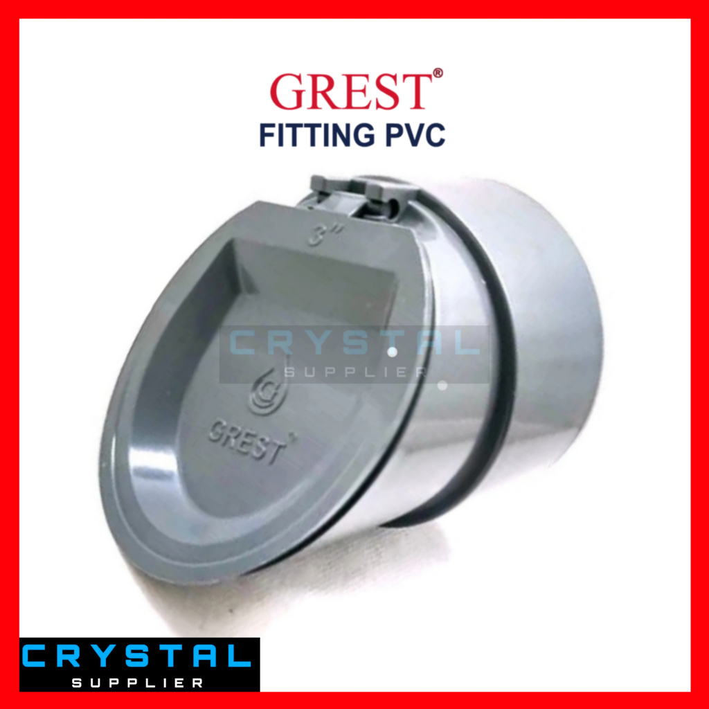Jual BACKFLOW VALVE GREST 3" Back Flow Penutup Tutup Pipa Pembuangan ...
