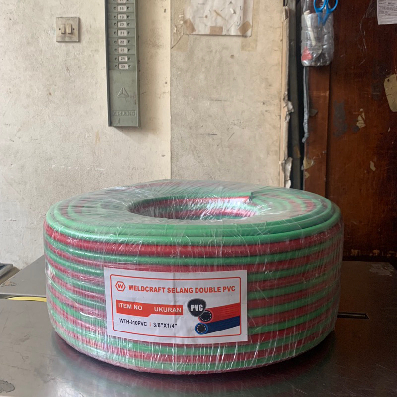 Jual Selang Las Double PVC WELDCRAFT 3/8" X 1/4" Twin WeldingHose per ...