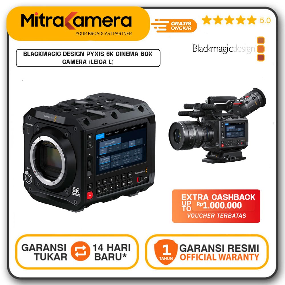 Jual Blackmagic Design PYXIS 6K Cinema Box Camera | Shopee Indonesia