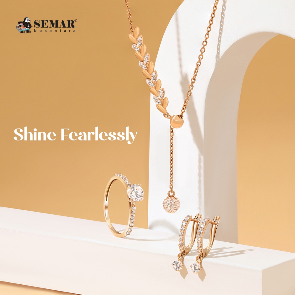 Jual Kalung Emas Adjustable Sonya Leaf Gold 10K Semar Nusantara ...