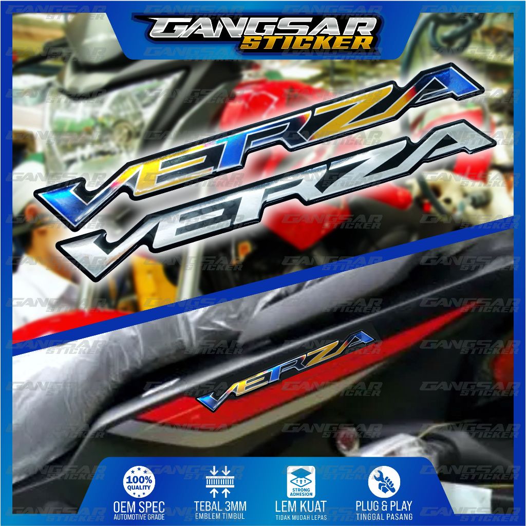 Jual emblem honda verza / emblem verza / emblem honda verza / emblem ...