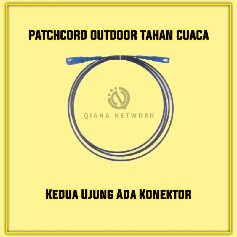 Jual Patchcord outdoor patchcore sc upc to sc upc pathcore hitam ...