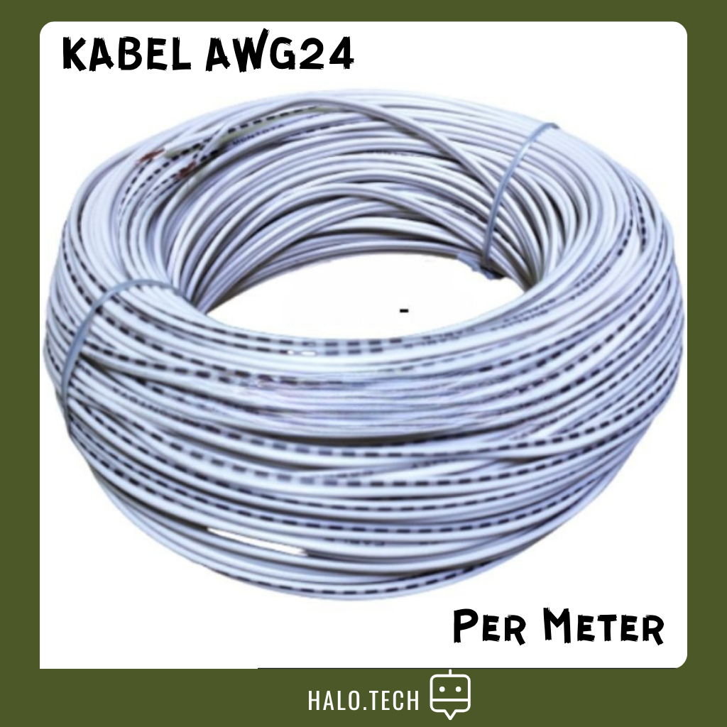 Jual Kabel Custom CCTV Listrik AWG24 2x18 per Meter | Shopee Indonesia