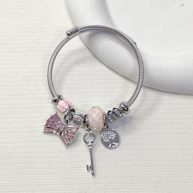 Jual Premium Gelang Pandora Charms Bracelet Serut Titanium Asli Wanita ...