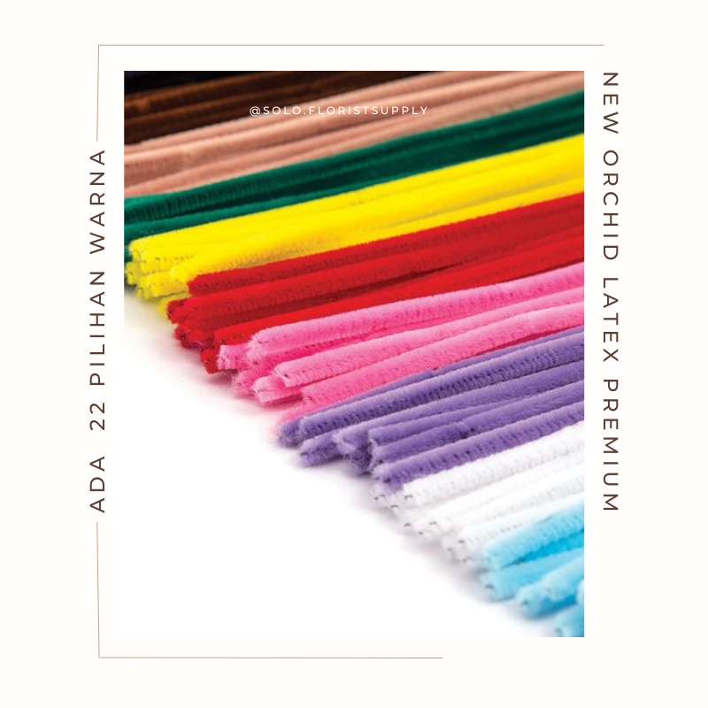 Jual Kawat Bulu Mercy Warna Pastel Pipe Cleaner Warna Soft Pink Muda ...