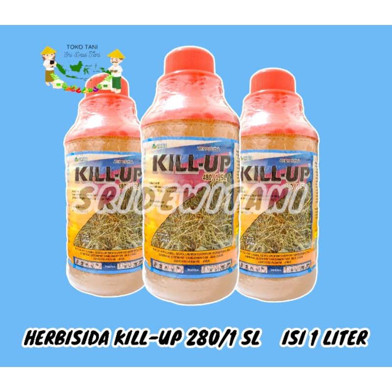 Jual PEMBASMI RUMPUT GULMA HERBISIDA KILL UP 480SL ISI 1 LITER /Roundup ...
