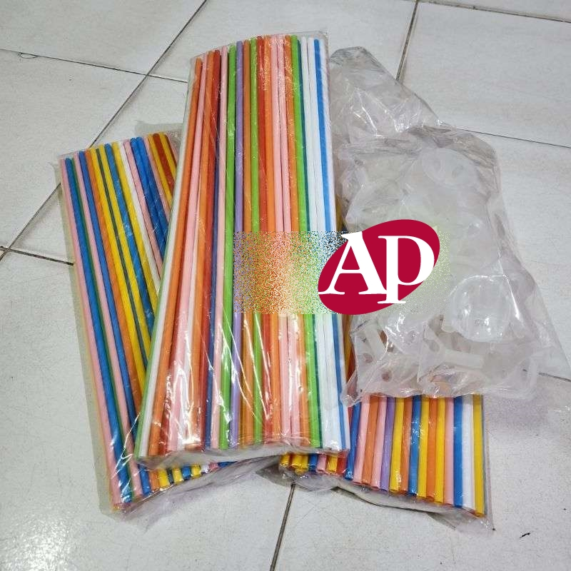 Jual STICK BALON | TANGKAI BALON | GAGANG BALON WARNA WARNI + CUP BALON ...