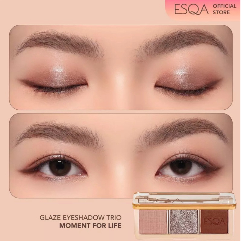 Jual ESQA GODDESS EYESHADOW PALLETE/EYESHADOW GLAZED TRIO | Shopee ...
