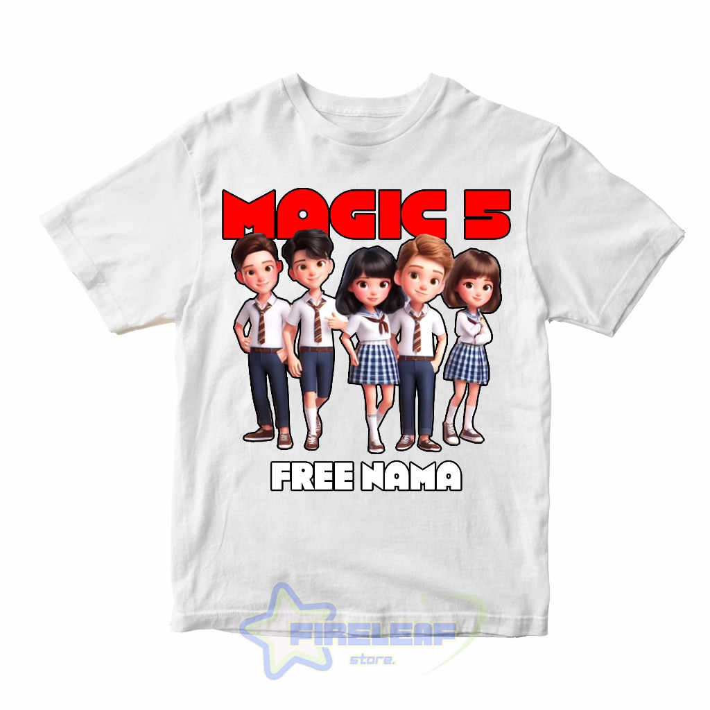 Jual BAJU KAOS ATASAN ANAK MAGIC 5 TERBARU | Shopee Indonesia