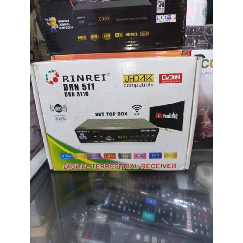 Jual STB Rin-Rei Sky set top box TV Digital DV3 T2 ORIGINAL I DVB ...