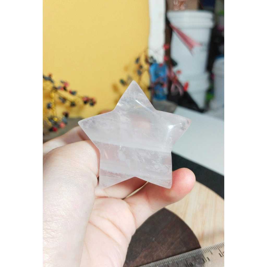 Jual Natural Rose Quartz Star (4) | Shopee Indonesia