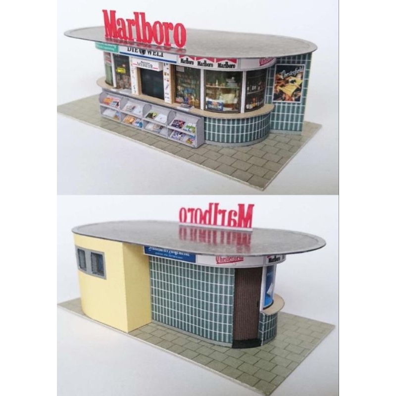 Jual Lembaran pola papercraft Toko skala 87 (PM-C5) | Shopee Indonesia