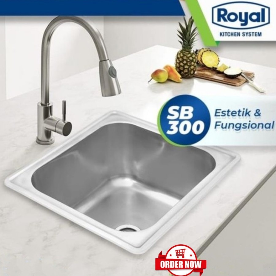 Jual Kichen Sink Bak Cuci Piring Royal SB 300 Lubang dalam Dan Tebal ...