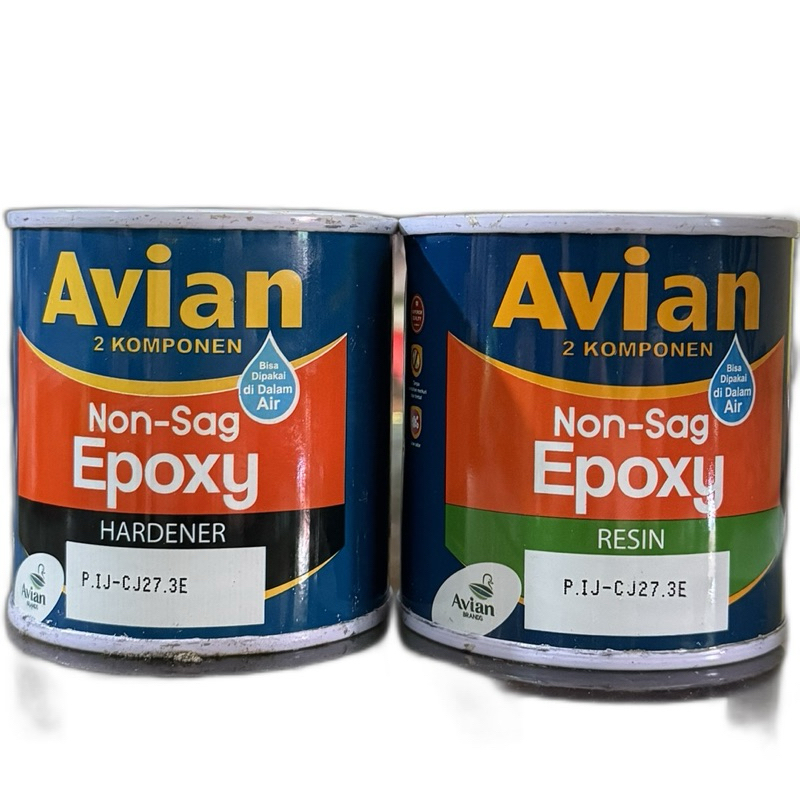 Jual AVIAN NON-SAG EPOXY HARDENER 400 GRAM + RESIN 400 GRAM/DEMPUL ...