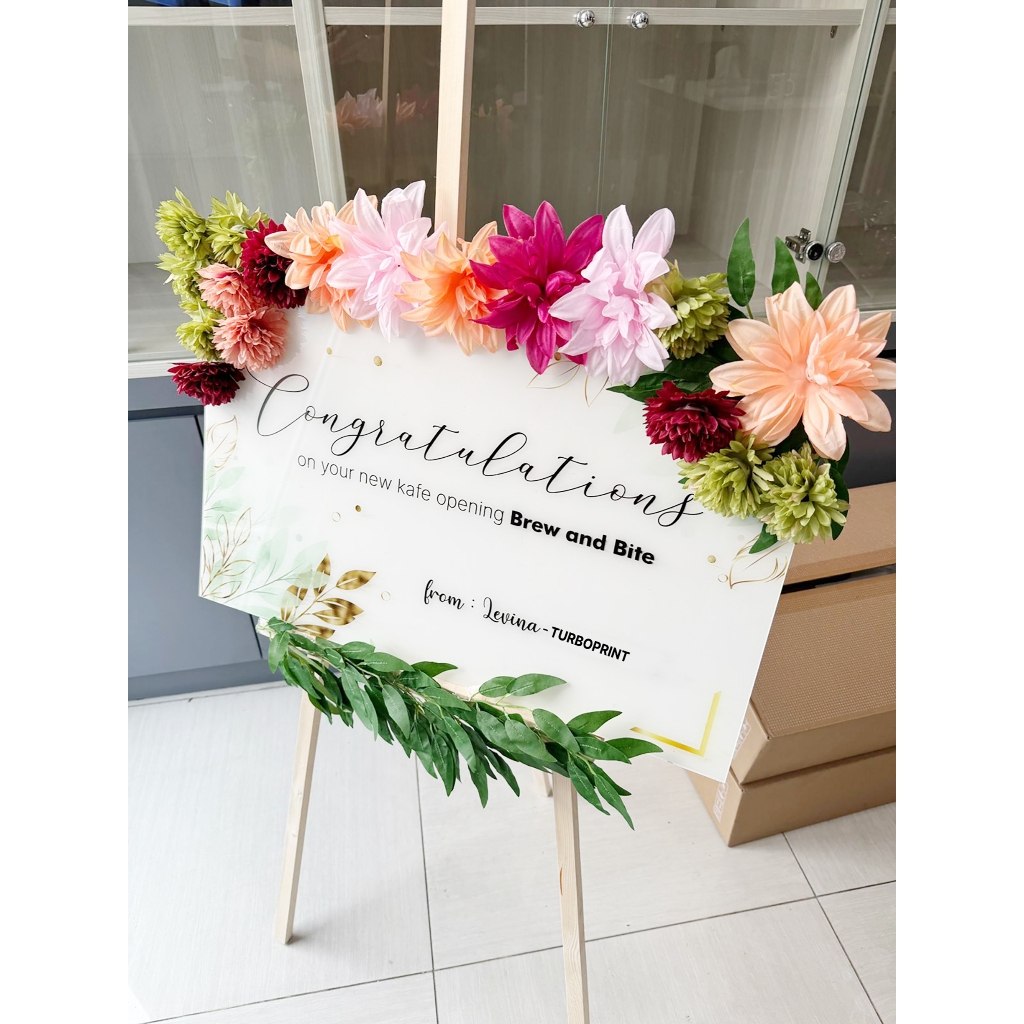 Jual PAPAN DEKORASI LAMARAN PERNIKAHAN - WEDDING SIGN PESTA - AKRILIK ...