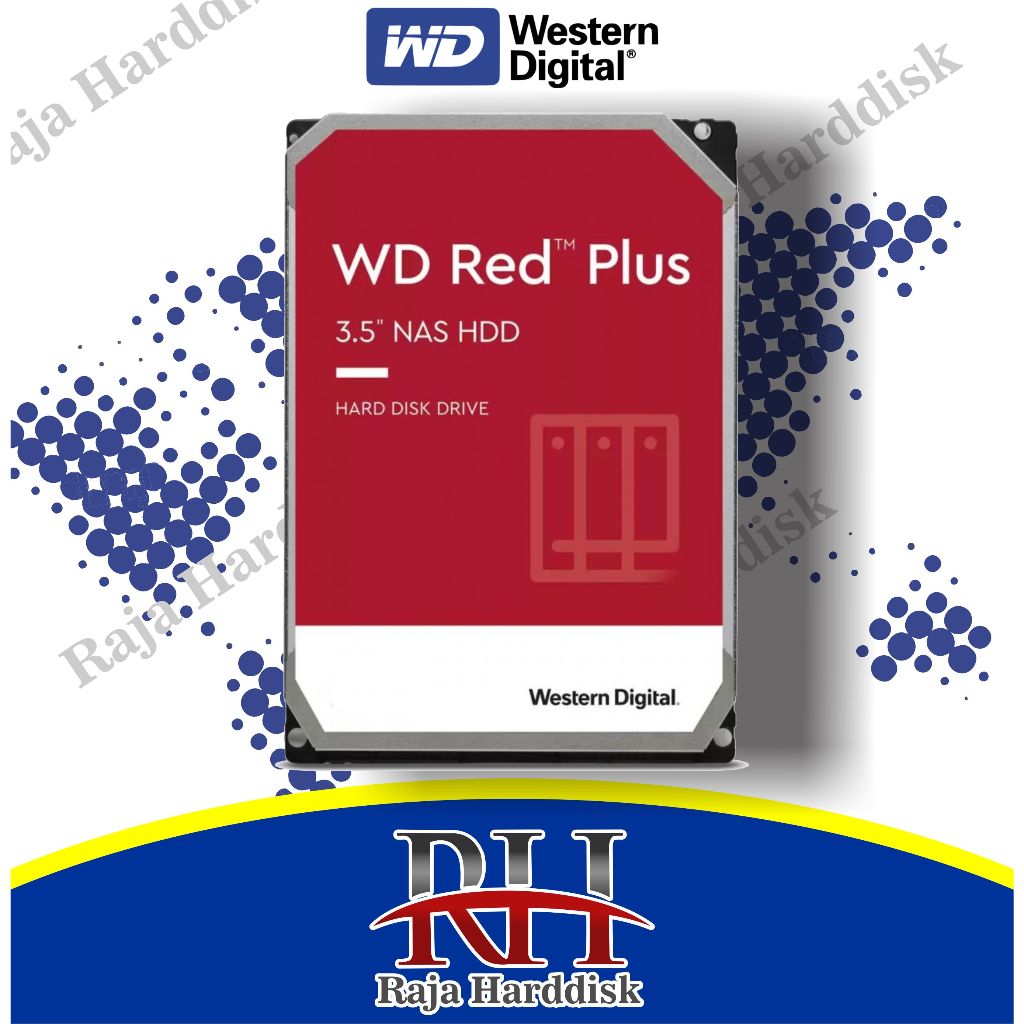 Jual WD Red Plus WD120EFBX PC 12TB 3.5" HDD/ HD/ Hardisk/ Harddisk ...