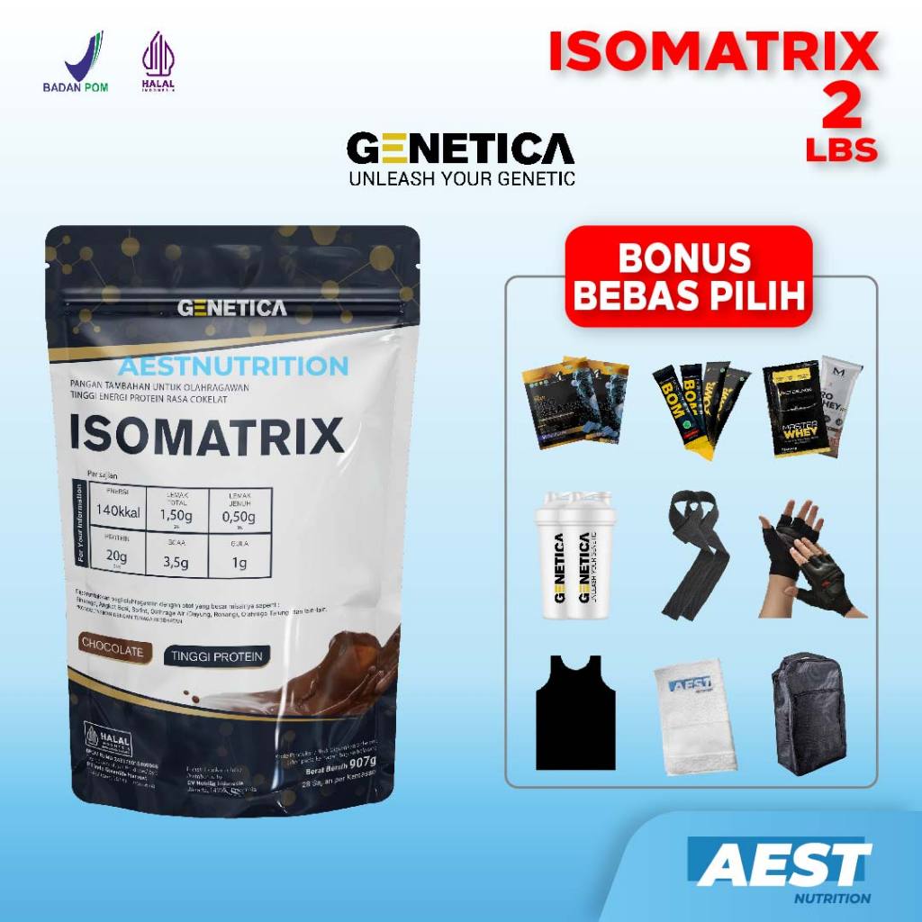 Jual Genetica Isomatrix 2 lbs Susu Whey Protein | Shopee Indonesia