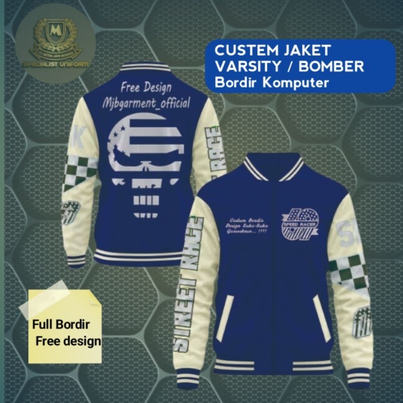 Jual JACKET VARSITY, JAKET BOMBER, JAKET COSTUM BORDIR, JAKET ANGKATAN ...