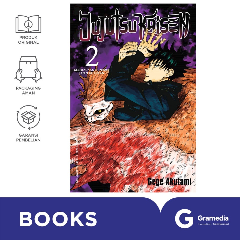 Jual Gramedia MKG - Komik Jujutsu Kaisen 02 (Gege Akutami) | Shopee Indonesia