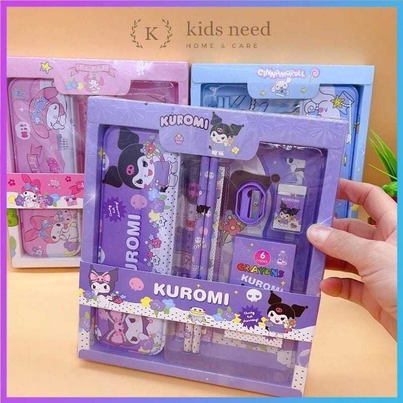 Jual TEMPAT PENSIL SET ANAK MOTIF SANRIO - KUROMI MELODY CINNAMOROLL ...