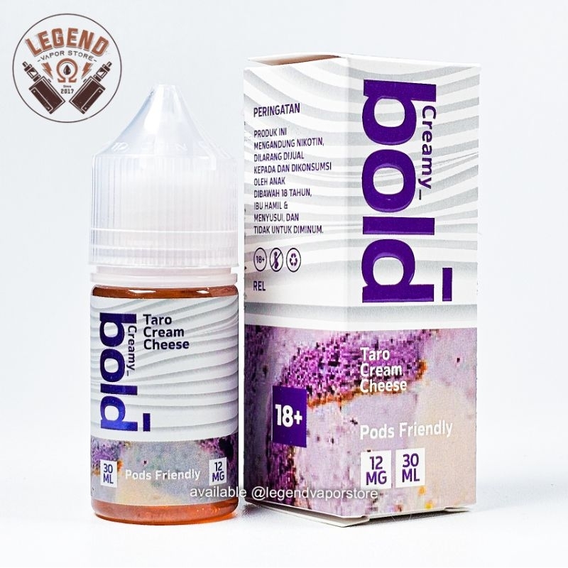 Jual SALT NIC - LIQUID BOLD Creamy Series 30ML 12MG AUTHENTIC | Shopee ...