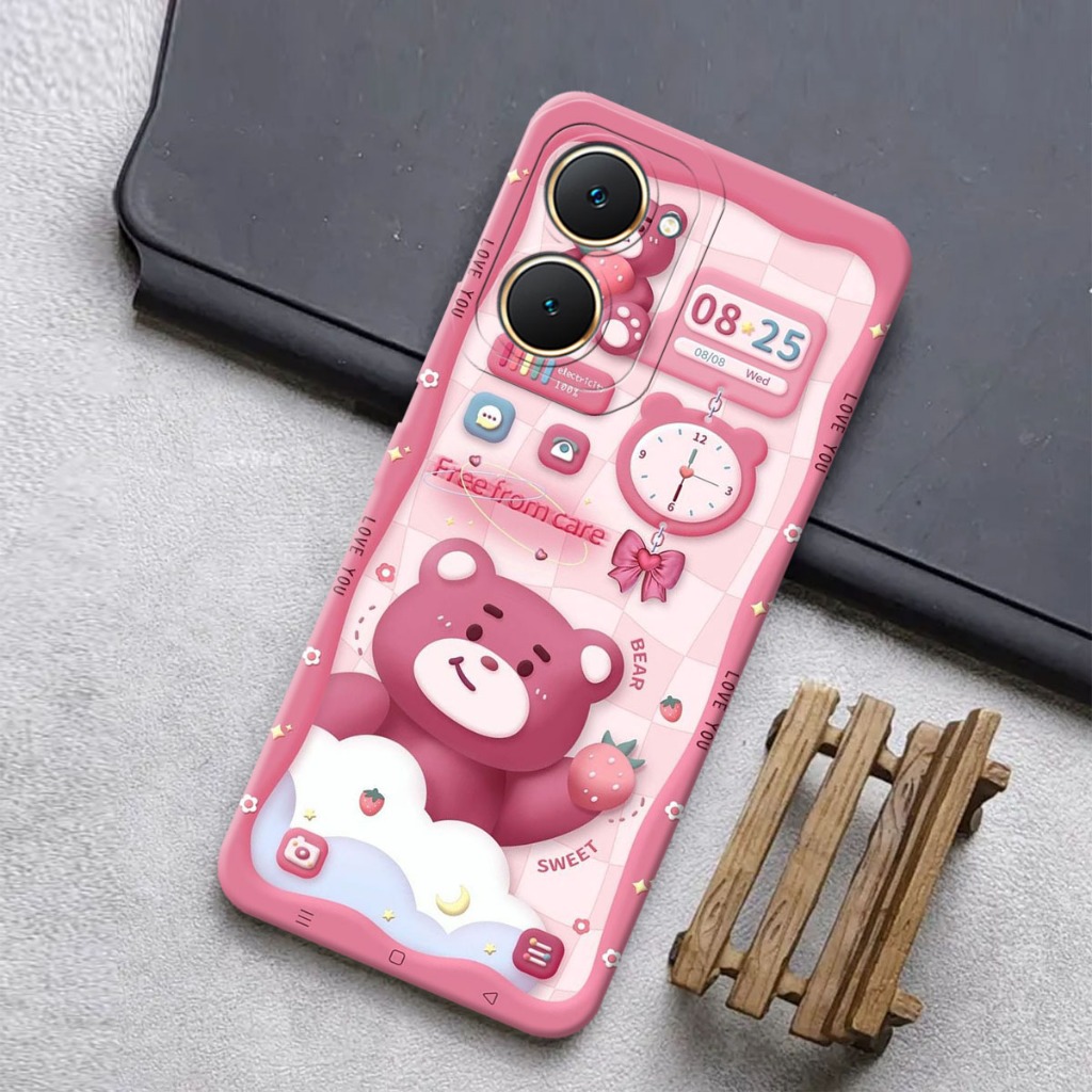 Jual Case Vivo Y03 2024 Fashion Case Softcase Macaron Protect Camera ...