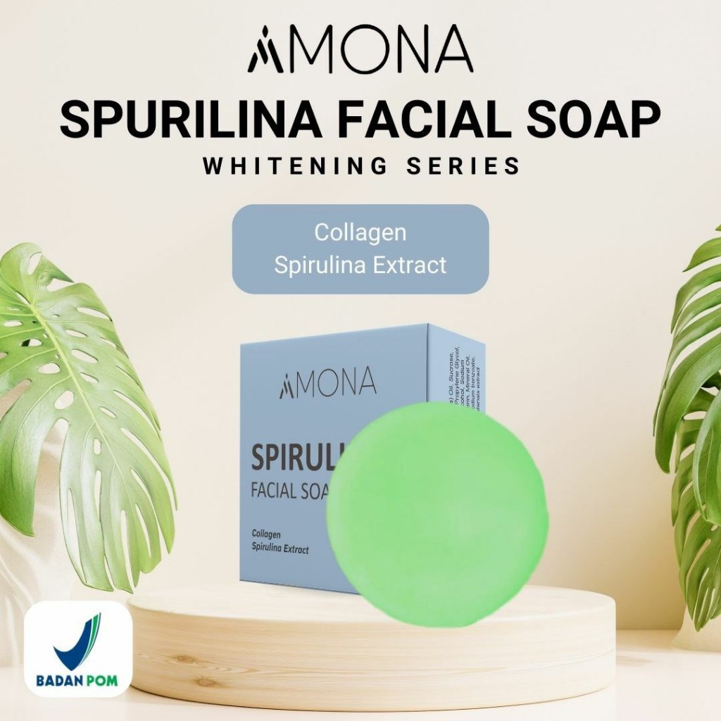 Jual Sabun Muka Spirulina & Kolagen Facial Soap Efektif Mencerahkan ...