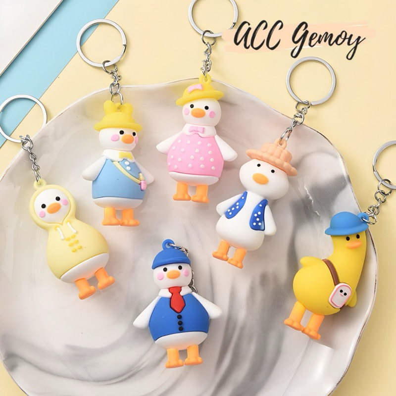 Jual ACC GEMOY Gantungan Kunci Bebek Duck Lucu Gantungan Tas Aksesoris ...