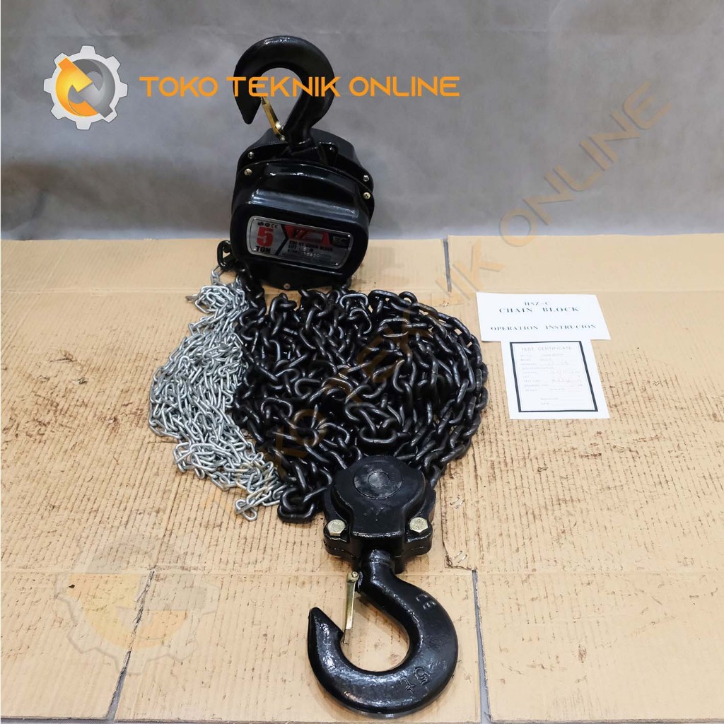 Jual CHAIN BLOCK / CHAIN HOIST / KATROL EC-Series 5 Ton, 10 Meter ...