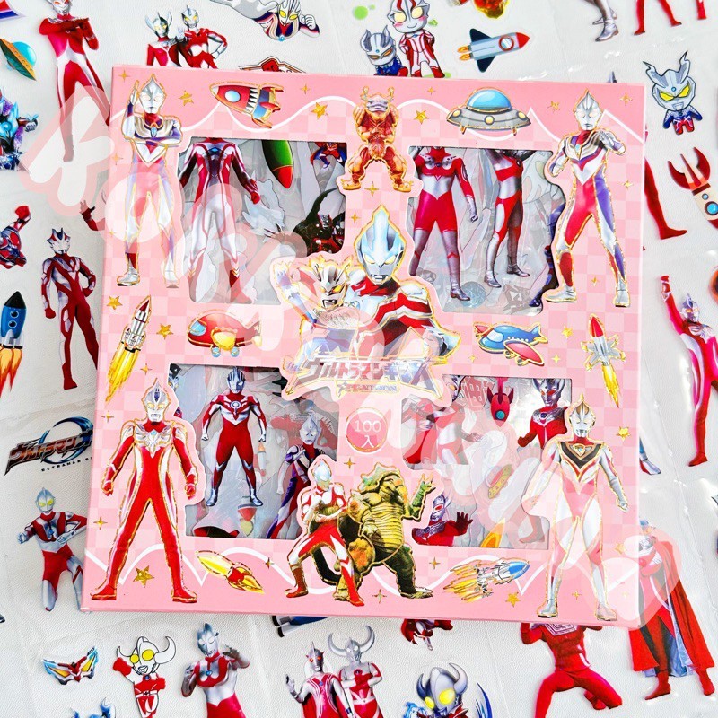 Jual Stiker 2D Karakter Ultraman Waterproof STIKER MURAH | Shopee Indonesia