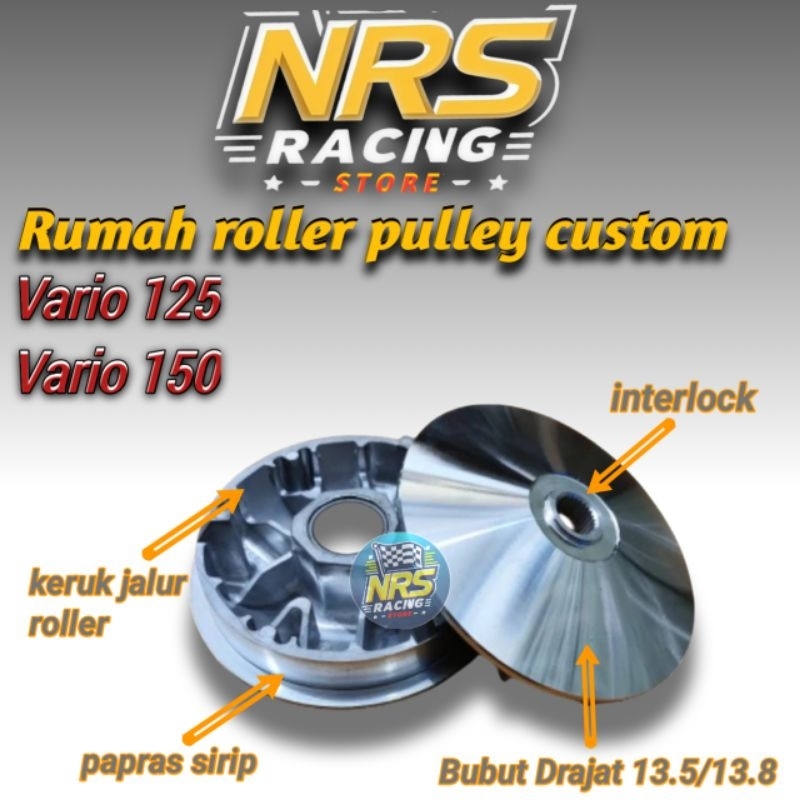 Jual Rumah roller pulley custom rumah roller Vario 125 Vario 150 ...