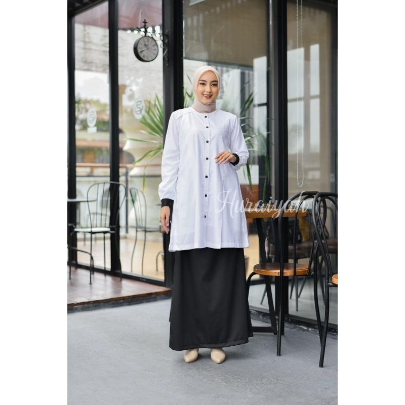 Jual BAJU SETELAN ROK DINAS SERAGAM KERJA PNS ASN HITAM PUTIH | Shopee ...