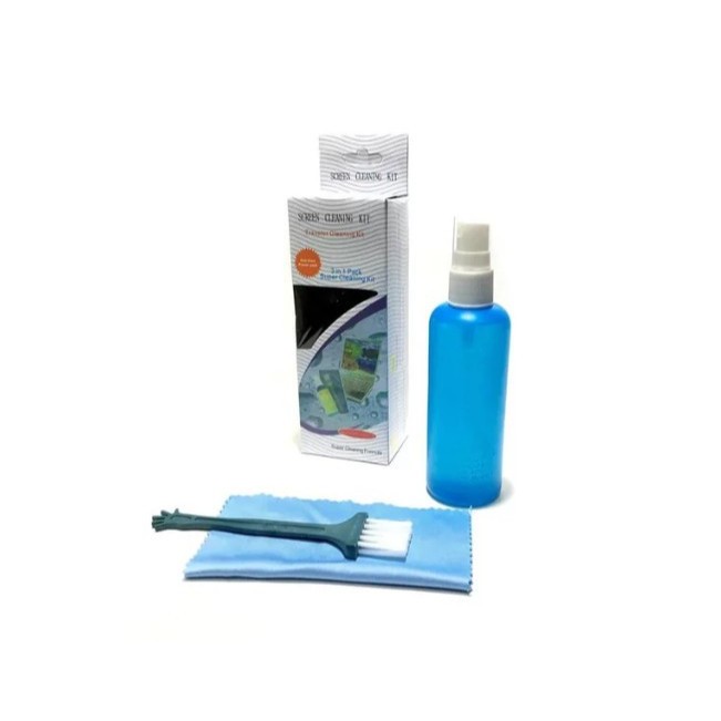 Jual LCD Cleaner 3 IN 1 / Screen Cleaning Kit 3 IN 1 | Shopee Indonesia