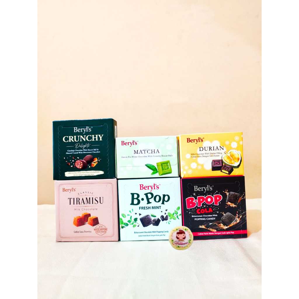 Jual .Coklat Import I Coklat Beryl's Malaysia durian tiramisu bpop cola ...