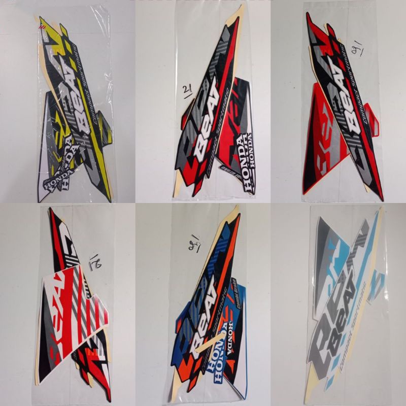 Jual Stiker Lis Striping Honda Beat New 2021 Sticker Lis Body Beat New ...