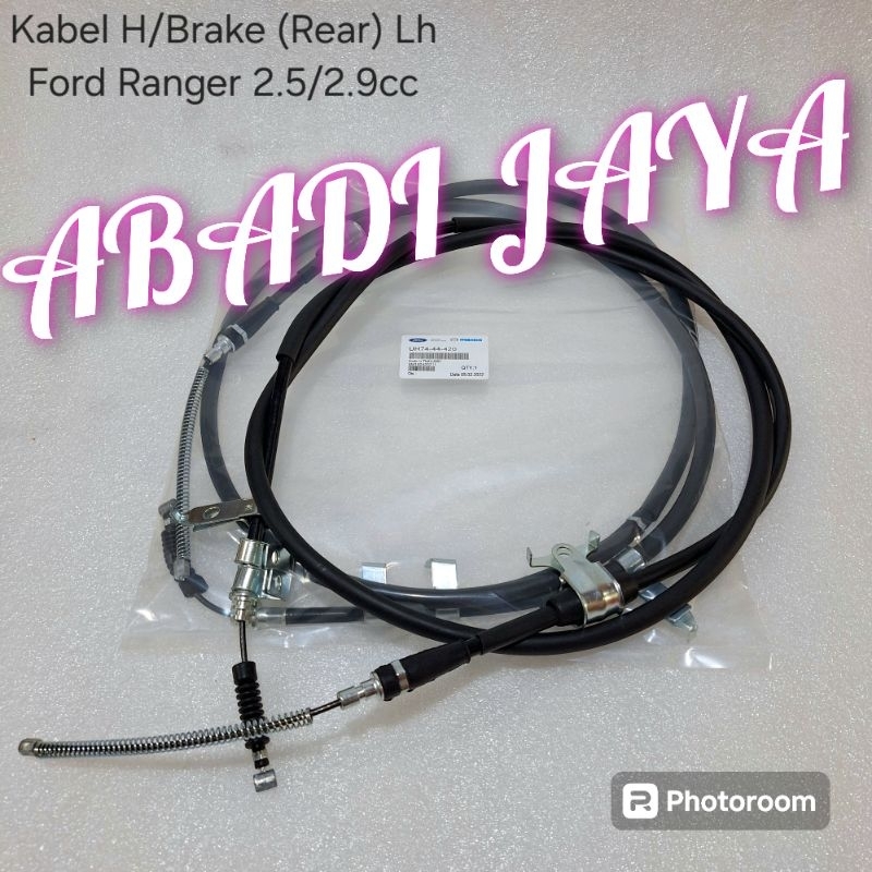 Jual KABEL REM TANGAN BELAKANG KIRI LH DOUBLE FORD RANGER 2500CC/2900CC ...