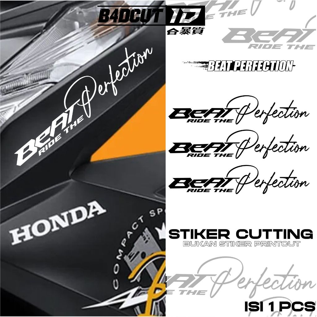 Jual Stiker Beat Perfection Cutting Sticker Keren Motor Matic Bahan ...