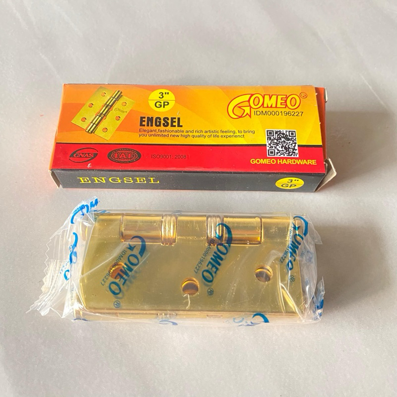 Jual Gomeo Engsel Pintu Rumah Kamar Mandi Jendela Kayu Ensel Tebal 3 ...